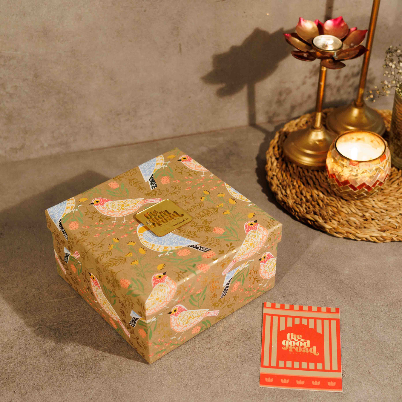 Chidiya Square Gift Box – The Good Road Gifting